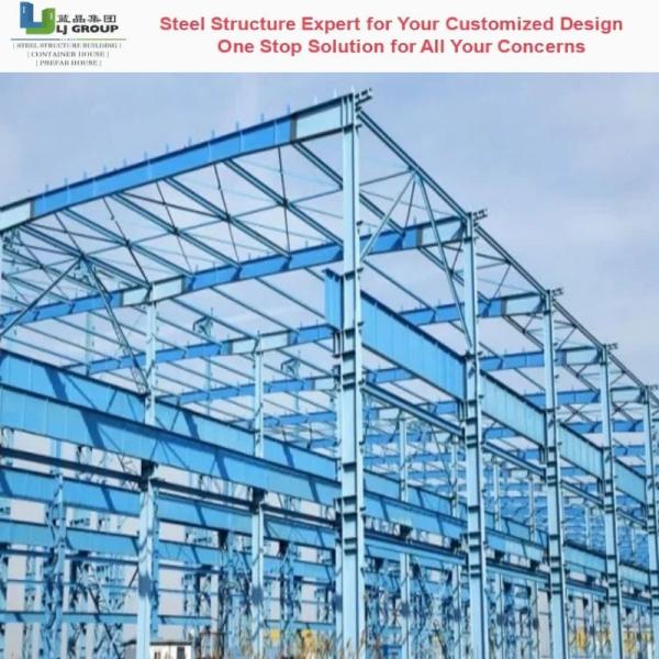 Quality Custom Size Industrial Steel Building Galvanized Steel Multi Functional for sale