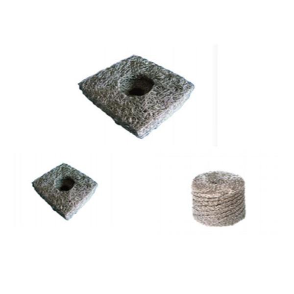 Quality SS304 Knitted Mesh Gasket Filter 40mm 50mm 60mm 80mm for Truck Filtering and Muffler Damping for sale