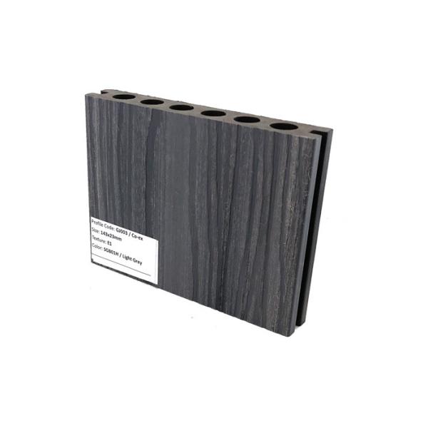 Quality Level B1 Outdoor WPC Decking Wood Polymer Composite Decking 150X25mm for sale