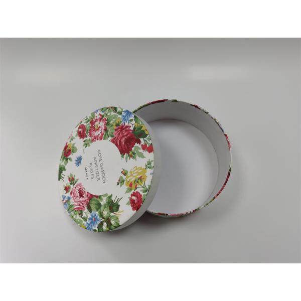 Quality CMYK Die Cut Gift Box Folding Aseptic / Biodegradable Round Shape for sale