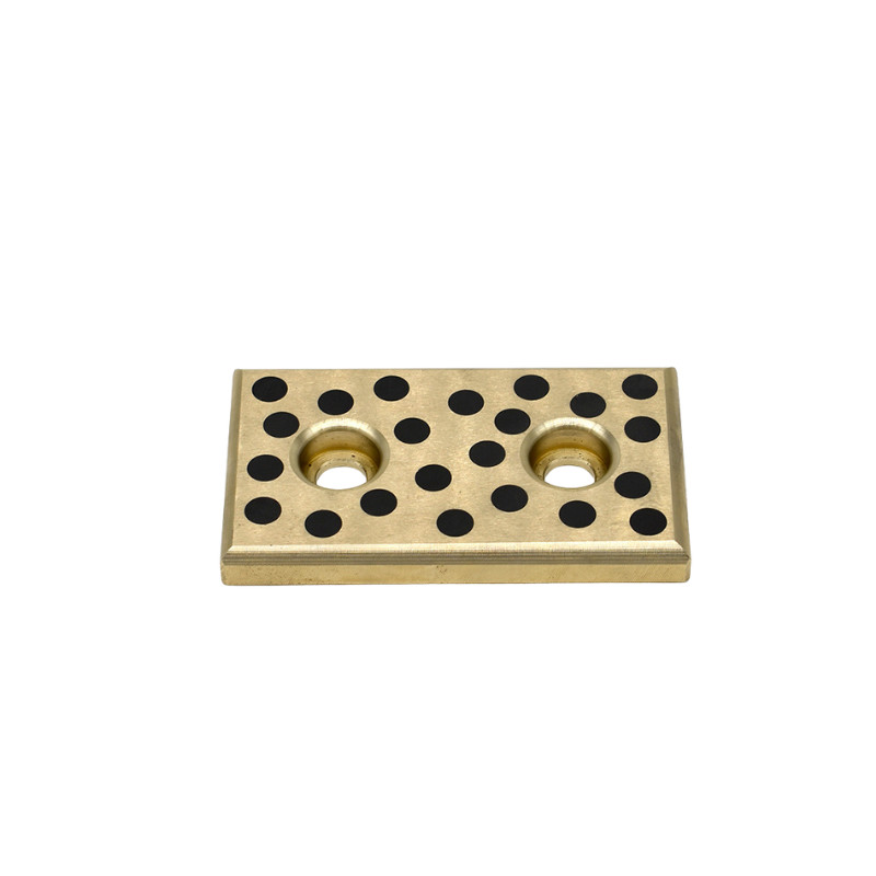Brass Self Lubricating Bronze Wear Plate Oil Free Customized