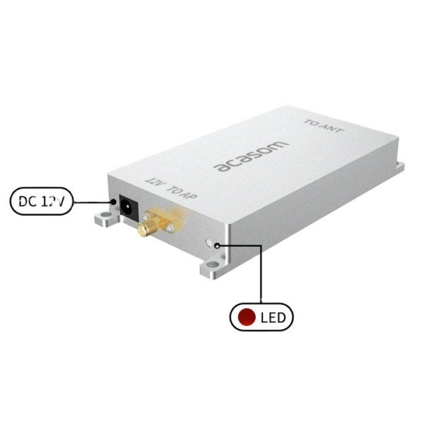 Quality Precision Gain 5.8GHz Drone Signal Booster Amplifier 43dBm Max Output Power for sale