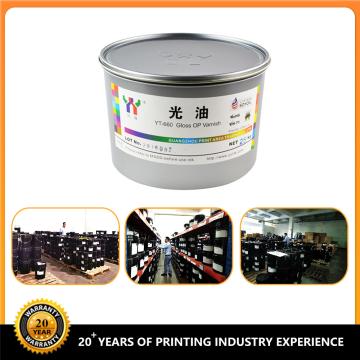 Quality Alcohol Free Offset Printing Chemicals Glossy Op Varnish Low Odor Clear Matt for sale