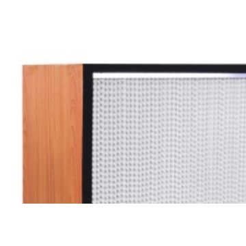 Quality High Efficiency H13 H14 Air Conditioning Hepa Filter Wood Frame Deep Pleat for sale