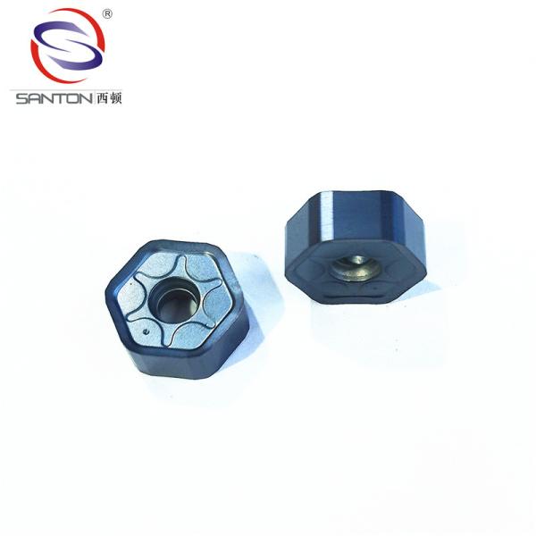 Quality 91.5 HRA High Feed Milling Inserts High Impact Among W Co Ti milling inserts for sale