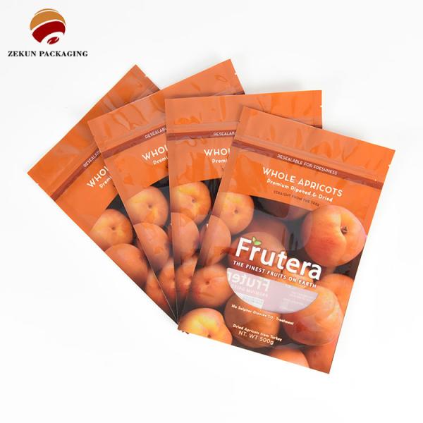 Quality CMYK Printing Food Packaging Bags Nut Packaging Pouch Puncture Resistant for sale