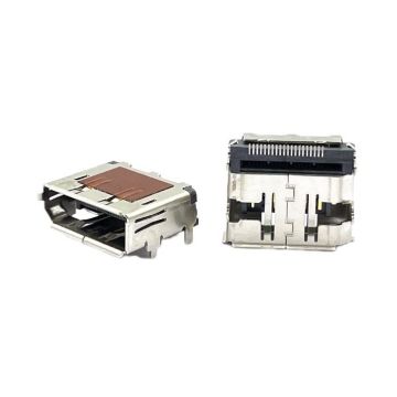 Quality C2680 SUS Displayport DP Socket Connector Socket Connection 90 Degree SMT Solder for sale