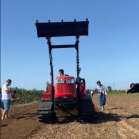 Quality Amphibious 80 Horsepower Tractor , Cultivated Land Crawler Tractor for sale
