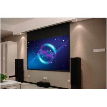 Quality Luxury office projection screen , motorized screen With Aluminum Housing for sale