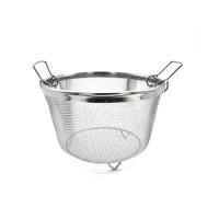 Quality Silicone Handle BF04 Stainless Steel Mesh Filter Baskets Metal Steamer 6QT for sale