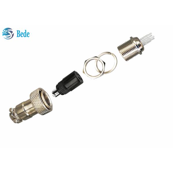 Quality PCB Welding Model Gx12 Aviation Connector 2~7 Pin Panel Mount Connector 3A 200V for sale