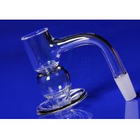 Quality 14mm Male Quartz Glass Nail Burner Turp Slurper Design Banger ISO9001 for sale