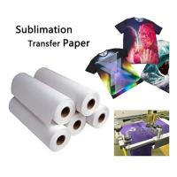 Quality 44 Inch *100m 29 Gsm Breathable sublimation printing paper For Dye Sub Printing for sale