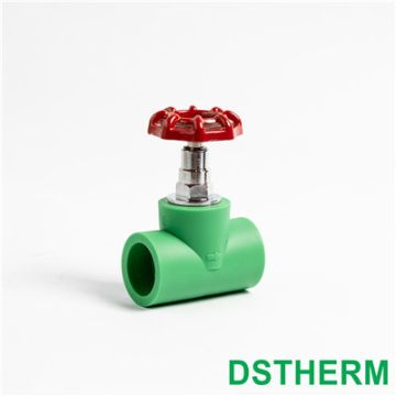 Quality Equal Shape Ppr Stop Valve Injected Smooth Surface Elegant Appearance for sale