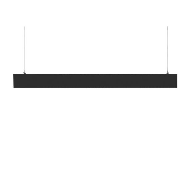 Quality Library Linear Suspension Lighting Black 0 - 10V Dimming 6000K 100 - 277V for sale