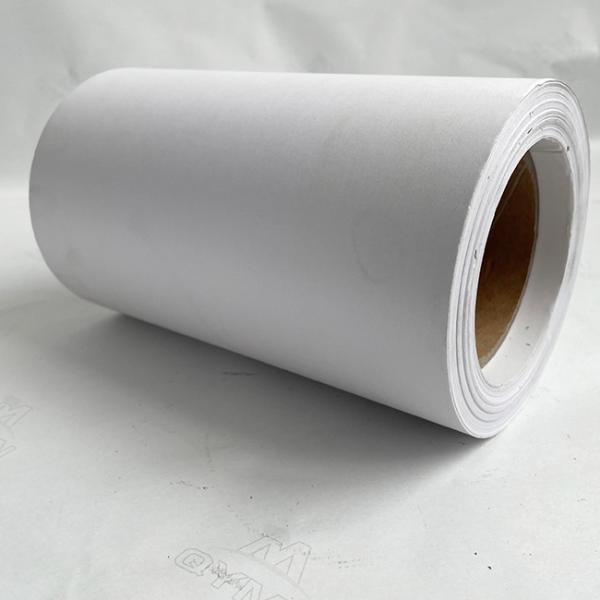 Quality 95g White Silicon Liner Strong Adhesive Label 1080mm X 1000m for sale