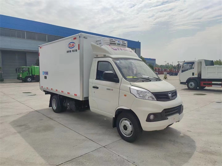 115hp FOTON Refrigerated Truck Box 1 Ton Loading Capacity Refrigerated ...