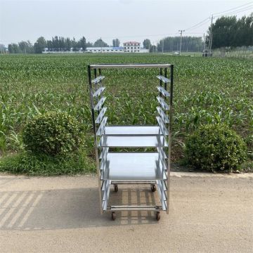Quality Customzied Size Drying Tray Rack Cart Trolley 201 304 Stainless Steel Baking for sale