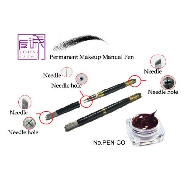 Quality Handmade Stainless Steel Lock-needle Device Eyebrow Operation Manual Tattoo Pen for sale