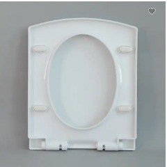 Quality PP Square Toilet Seat with Slow-Close Functionality and Quick Release for Modern for sale
