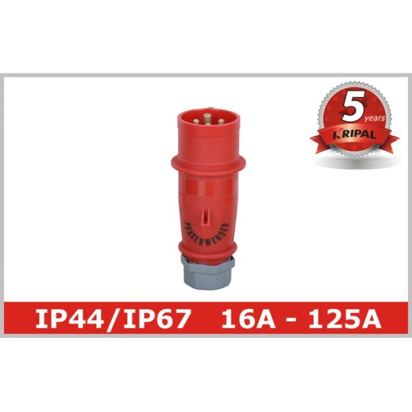 Quality Single Phase Inverter Industrial Power Plug Sockets 380V 415V 3P+E 3P+N+E for sale