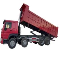 Quality Howo E7 60 Ton 8X4 Tipper Truck 12 Tires Left Hand Drive Euro4 Emission Dumper for sale