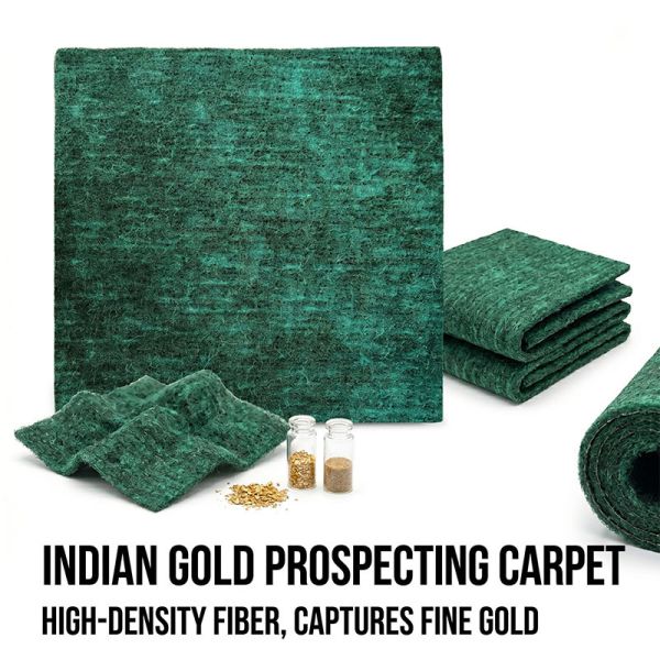 Quality 1800GSM Gold Mining Carpet PP & Polyester Blend Gold Sluice Mat with Waterproof for sale