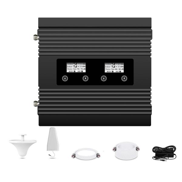 Quality ATNJ 80dB Gain Dual-Band 800/900MHz LTE GSM Signal Booster for sale