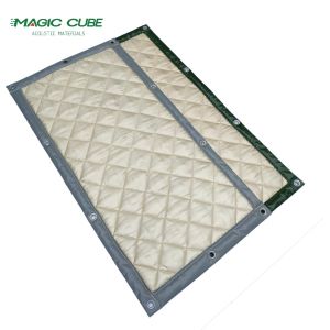 Quality Polyester Wool Outdoor Noise Barrier Fire Resistance For construction site for sale