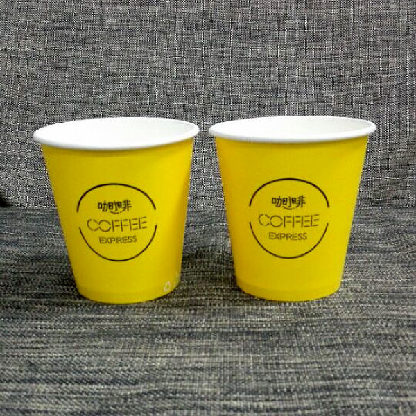 Quality Beverage Drinking Single Wall Paper Cups 16oz Boba Tea Shops Restaurants for sale