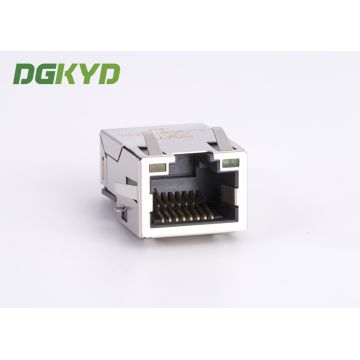 Quality SMT Sinking Below PCB 1000BASE Integrated Magnetics Rj45 Network Jack For for sale
