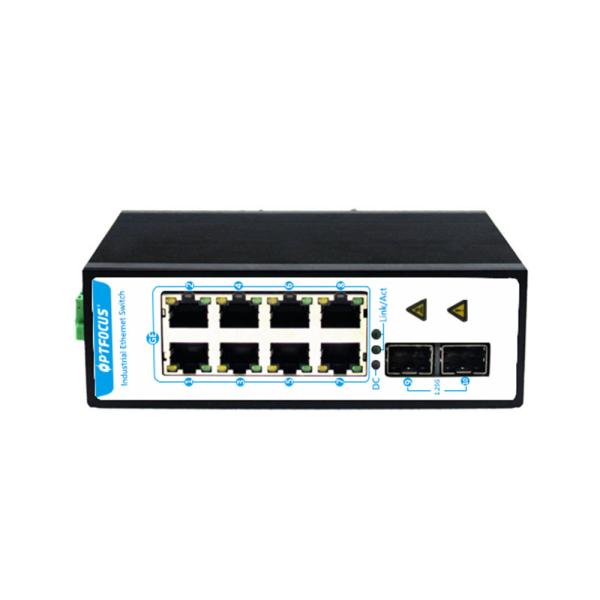 Quality 24 Port Gigabit Ethernet Rackmount Switch Managed Industrial Switch For NVR for sale