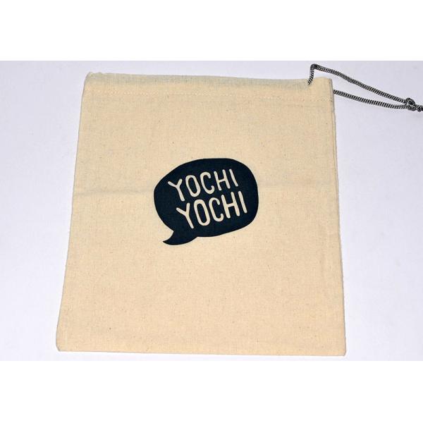 Quality 230gsm Canvas Cotton Drawstring Bag , TUV OEM Muslin Drawstring Pouch for sale