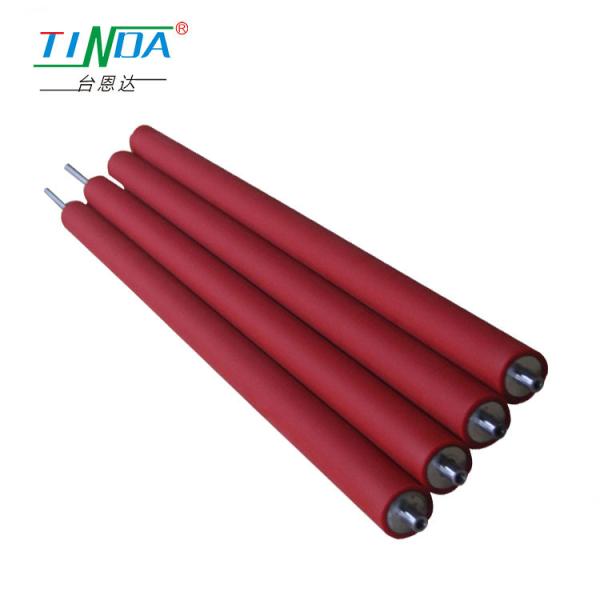 Quality Industrial Grade Heating Rubber Coated Steel Rollers Rubber Roller OEM for sale