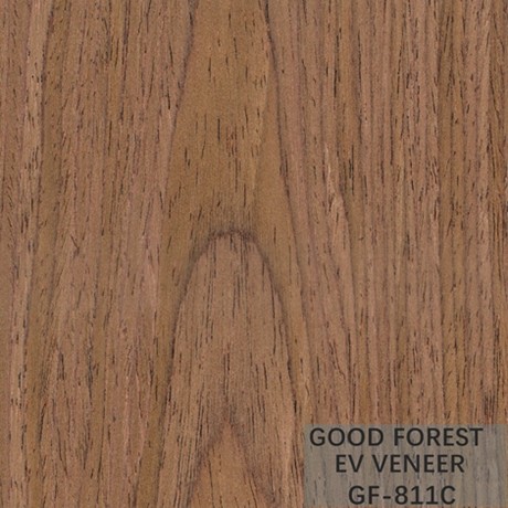 Quality Engineered Wood Veneer EV Veneer Black Walnut Crown Cut Natural for sale