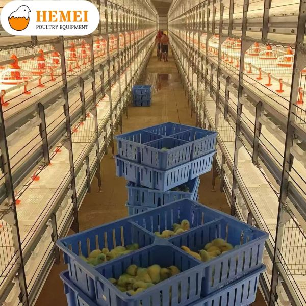 Quality Multi Tier Automatic Harvesting Broiler Cage for sale
