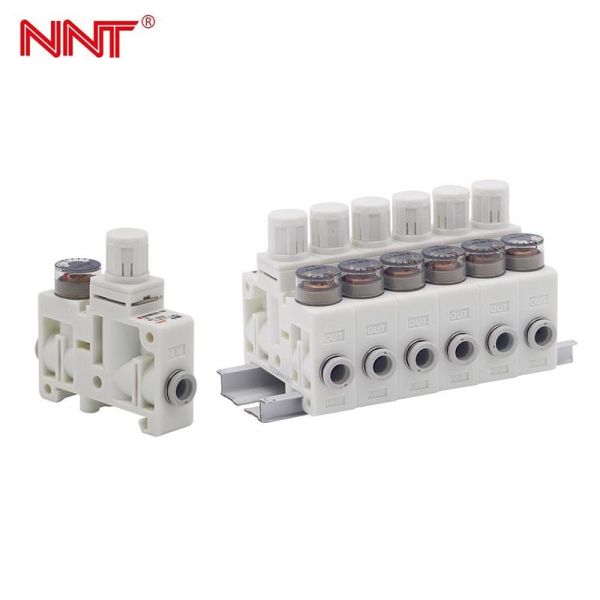 Quality NNT NARM5S Miniature Manifold Regulator with 0.05–0.7 MPa Operating Pressure, Direct-Acting Relief Type, and 14mm Width for Pneumatic Control for sale