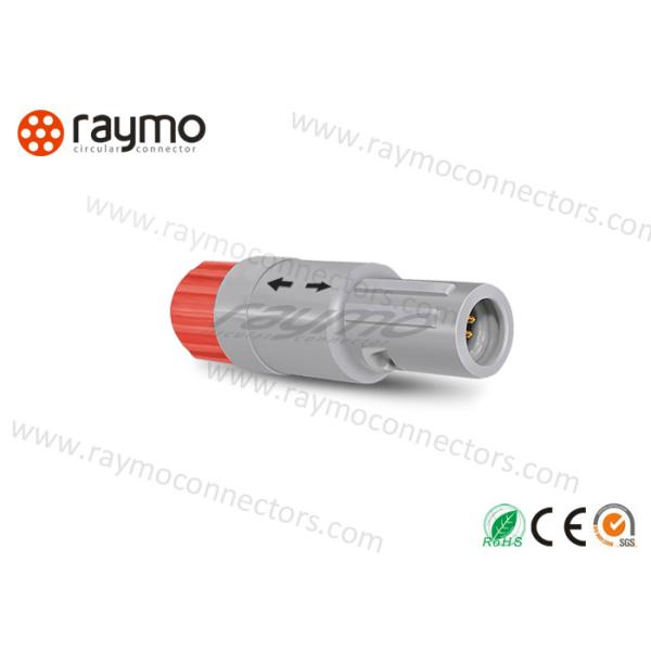 Quality PAG.M0.4GL Plastic Straight Plug Circular Push Pull Male Connector for sale