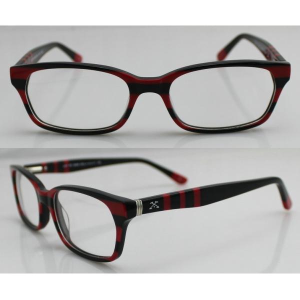 Quality Stylish Custom Handmade Acetate Optical Eyeglass Frames For Ladies, 52-17-135mm for sale
