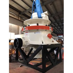 Quality 90KW Single Cylinder Cone Crusher Hydraulic High Manganese Steel Material for sale