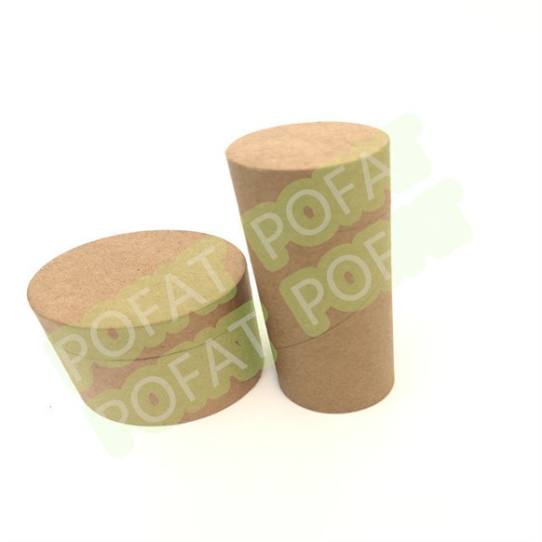 Quality FSC C1S Paper Cylinder Box For Packaging Glossy Cylindrical Paper Container for sale