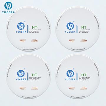 Quality Open System HT 6.07g/cm³ 98x10mm Dental Zirconia Blank for sale