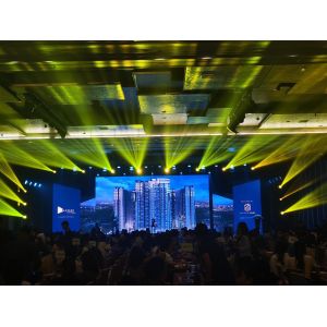 Quality Flexible P7.62 Indoor Advertising LED Display Screen Curve 160° Viewing Angle for sale