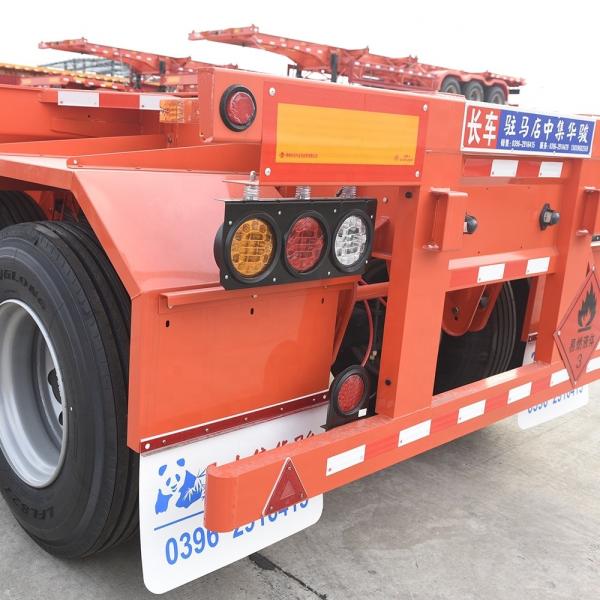 Quality 40T Max Payload Air Suspension Extendable Slider Skeleton Container Chassis Semi for sale