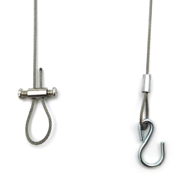 Quality Suspension Kit Cable Gripper Hook For Light Nickel Plated For Hanging Wire Hook for sale