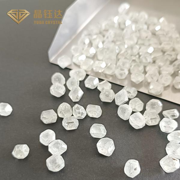 Quality 5mm To 7mm DEF Color Rough HPHT Diamond Rectangular Shape for sale