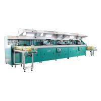 Quality 250*400mm 5 Color Screen Printing Machine 1000pcs/Hr For Container for sale