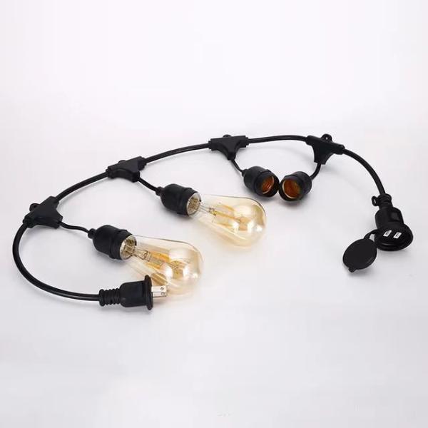 Quality Create a Romantic Atmosphere with G45 T45 ST45 E27 Base Amber Light String 50M Length for sale