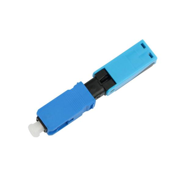 Quality Alligator clip, push-pull ring, SM, 50mm, for drop cable, vertical input, SC/UPC for sale