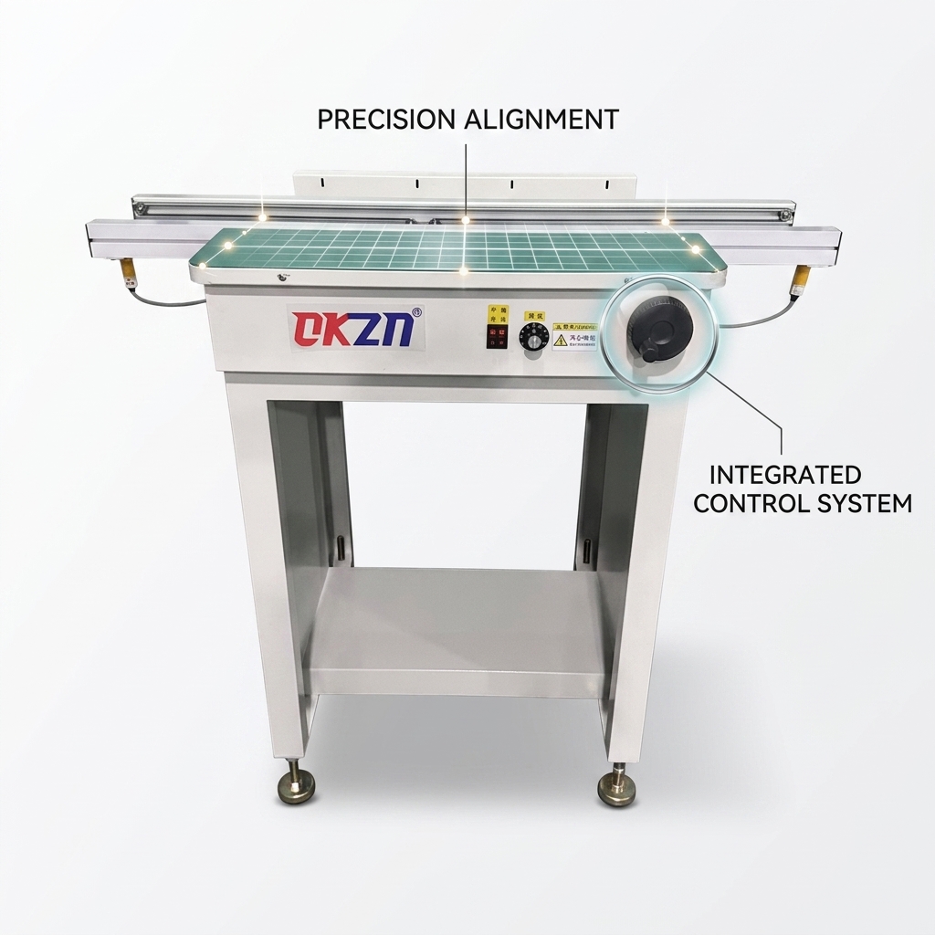 Quality Anti-static SMT Conveyor Manual Width Adjustment 220V / 0.35KW Low Power Consumption For Precise Electronic Assembly for sale